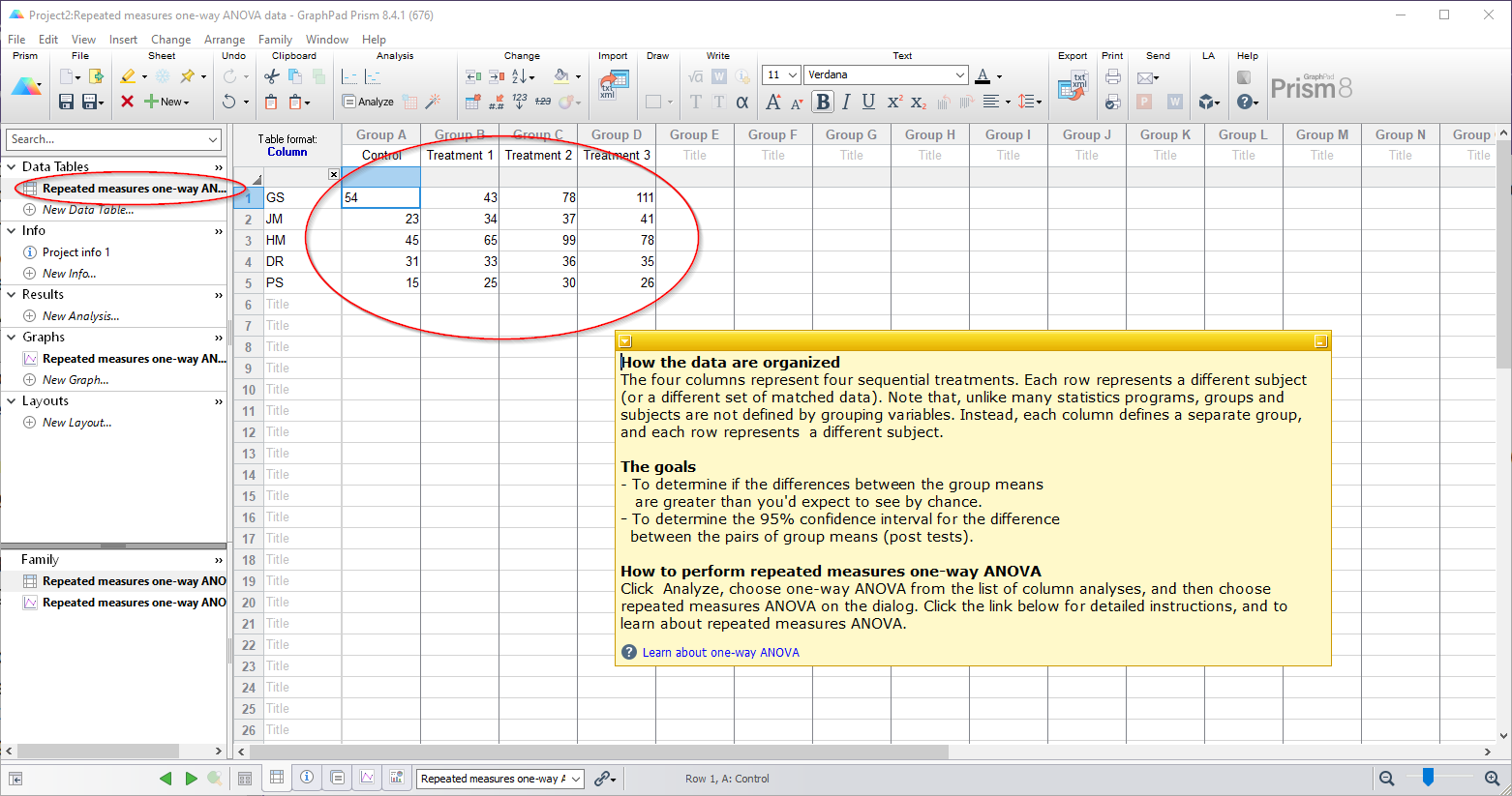 Prism Tip How Can I Learn To Use Prism Try The Sample Data Tutorials Faq 1405 Graphpad